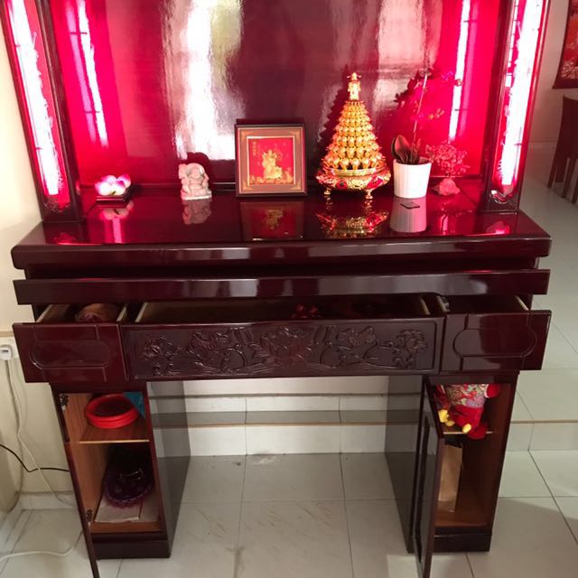 Chinese Praying Table, Furniture & Home Living, Furniture, Tables ...