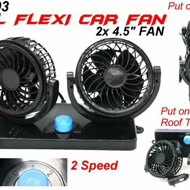 dual fan, Auto Accessories on Carousell
