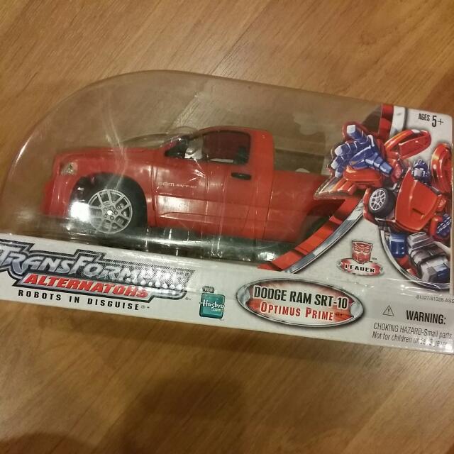 Hasbro - Transformers Alternators Dodge Ram Srt-10 OPTIMUS PRIME New ...