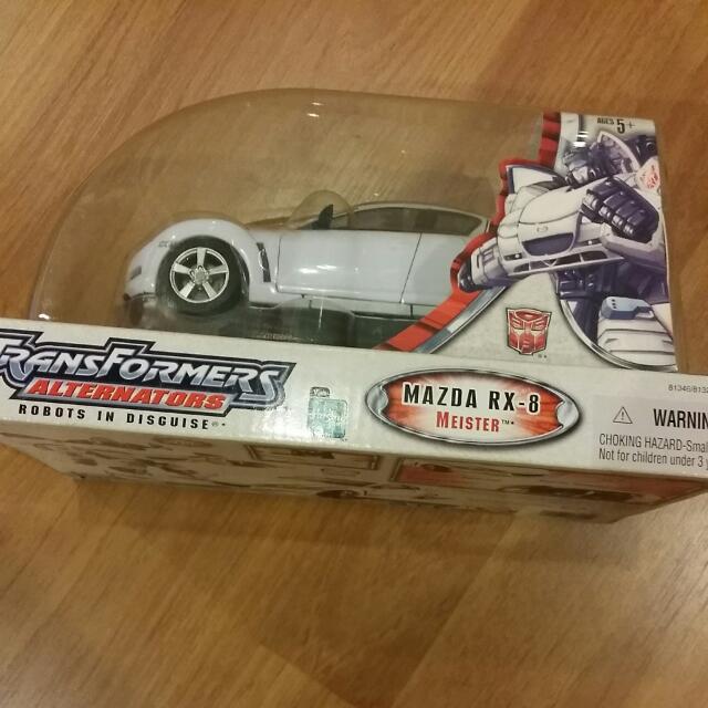 Hasbro - Transformers Alternators Mazda RX-8 Meister Jazz New Misb ...