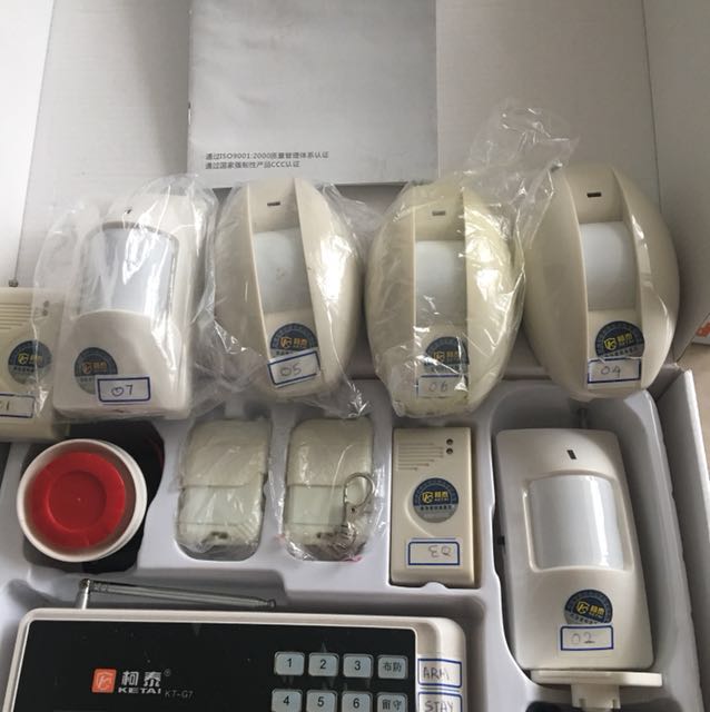 House wireless alarm/fire system with SIM card enable to link up ...