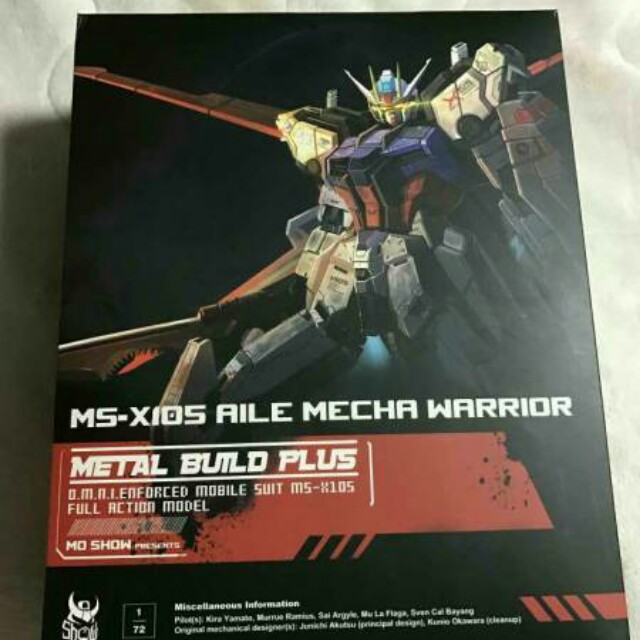 MOSHOW METAL BUILD AILE STRIKE GUNDAM 超合金 空裝強襲鋼彈高達模型, 興趣及遊戲, 玩具 & 遊戲類 ...