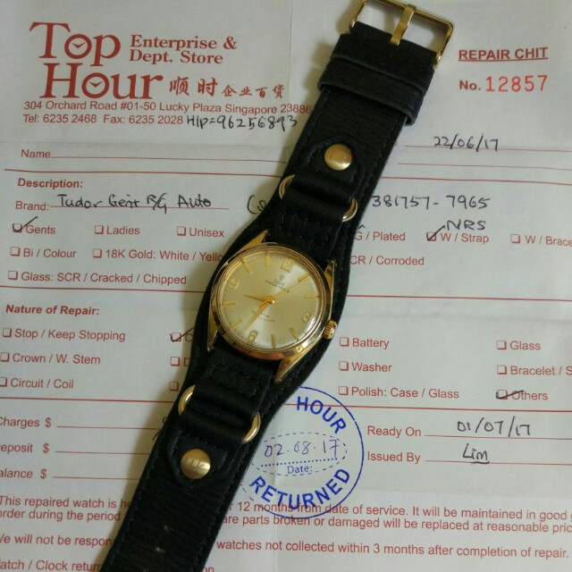 Rare Tudor Gold Ranger Watch 7965, Mobile Phones & Gadgets, Wearables ...