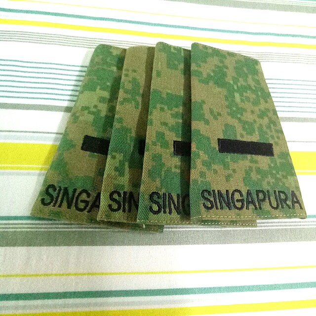 SAF 2LT Rank Insignia on Carousell