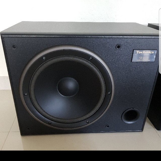 Technics SB-W33 12" Passive Subwoofer System, Audio, Soundbars ...
