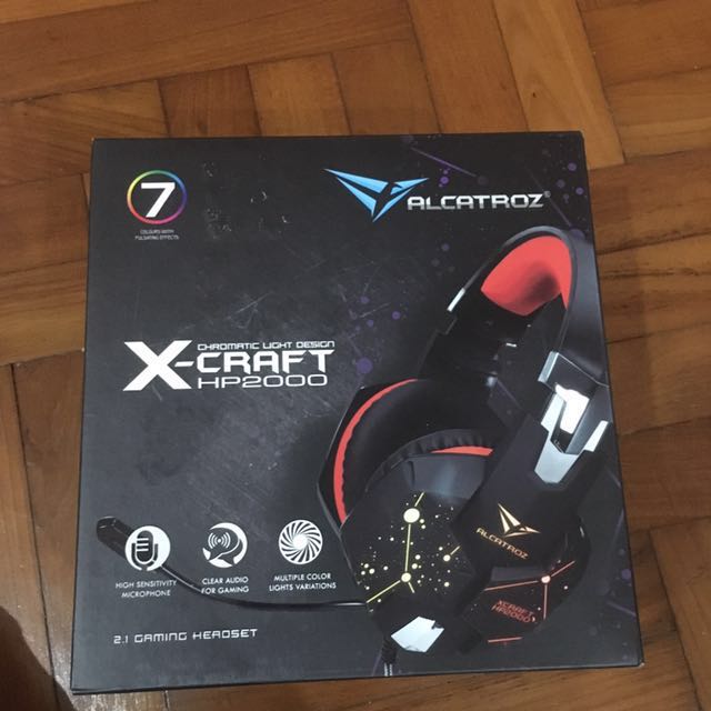 X craft 2000 gaming headphones, Audio, Headphones & Headsets on Carousell