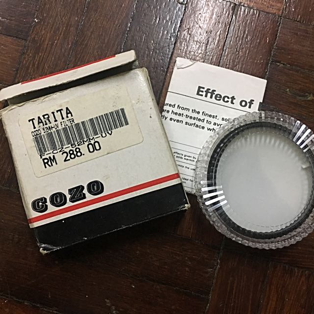 Cozo 52mm-UV Filter, Photography, Lens & Kits on Carousell