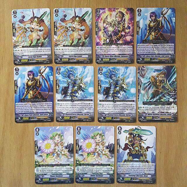 Vanguard Gold Paladin Stack From BT15 Booster Box, Hobbies & Toys, Toys ...