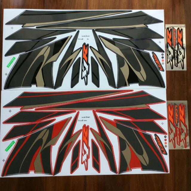 Yamaha X1r Decal, Motorcycles, Motorcycle Accessories on Carousell
