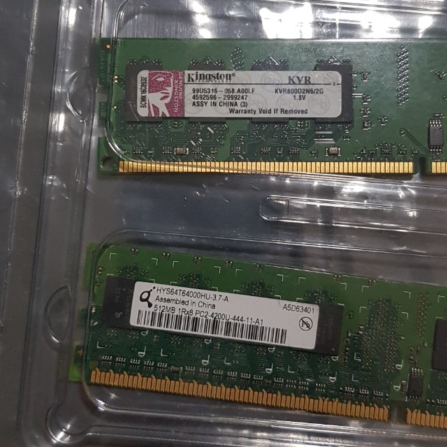 DDR2 Ram Sticks, Computers & Tech, Parts & Accessories, Networking on ...