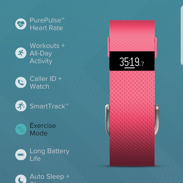 Fitbit Charge Hr (Large) Orange color, Mobile Phones & Gadgets ...