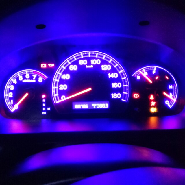 Honda accord jdm meter cluster colour change, Car Accessories on Carousell
