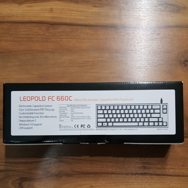 Leopold FC660C Keyboard with legendary Topre key switches, Computers ...