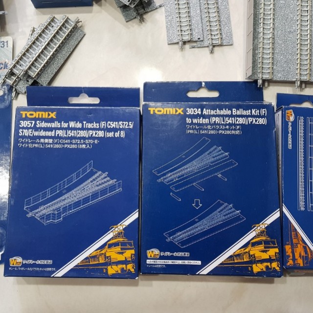 Lot of Tomix Wide tracks & spare tracks @ sale, Hobbies & Toys, Toys ...