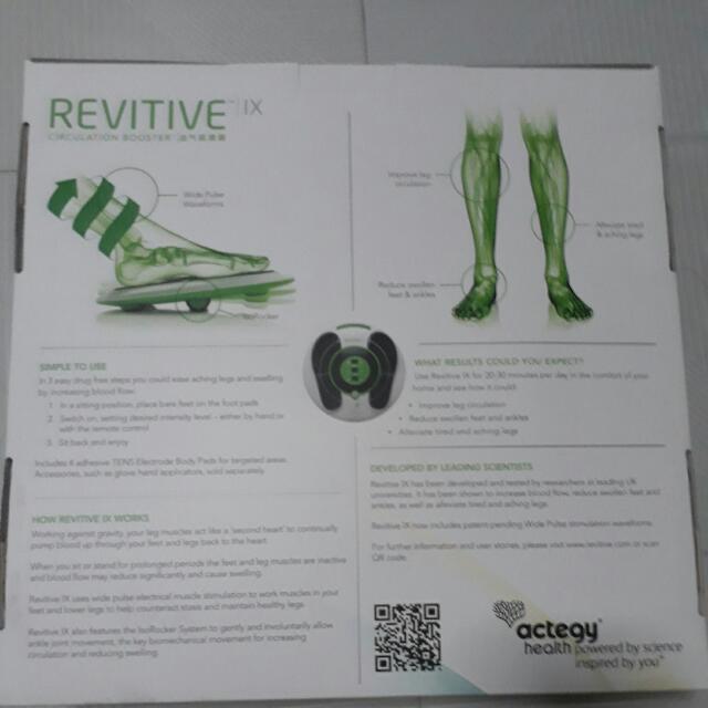 Revitive Circulation Booster, Health & Nutrition, Massage Devices on ...