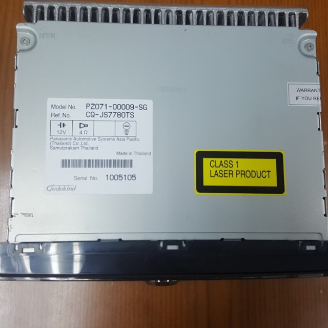 Toyota Car CD Player, Car Accessories on Carousell