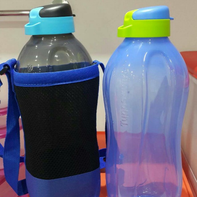 Tupperware 2L Eco bottle with pouch, Furniture & Home Living ...