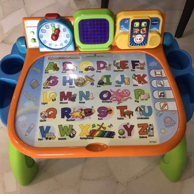 VTech Touch and Learn Activity Desk, Babies & Kids, Infant Playtime on ...
