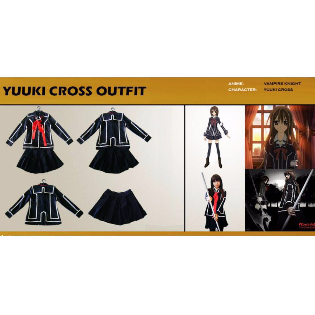 Yuuki Cross Cosplay Costume, Women's Fashion, Dresses & Sets ...