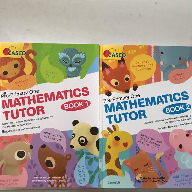 Casco Pre-Primary One Mathematics Tutor assessment books, Hobbies ...