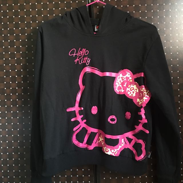 Hello Kitty Sweater with Hood, Women's Fashion, Coats, Jackets and ...