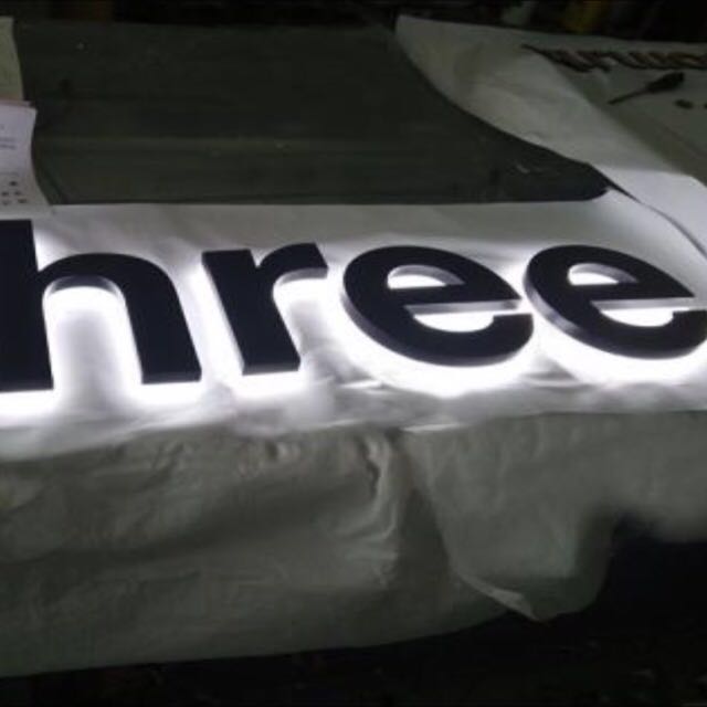 Light Box 3D Letters Commercial Signage, Everything Else on Carousell