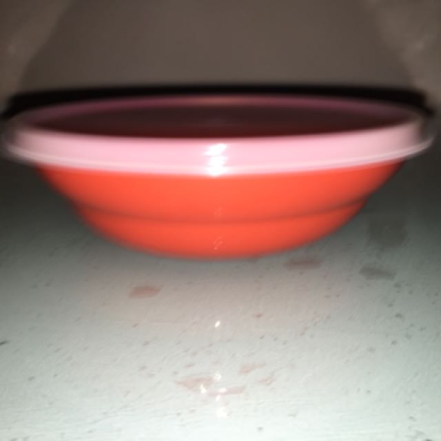 Round lunch box Tupperware, TV & Home Appliances, Kitchen Appliances ...