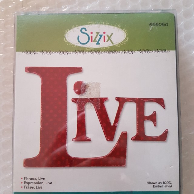 Sizzix die, Hobbies & Toys, Stationery & Craft, Craft Supplies & Tools ...