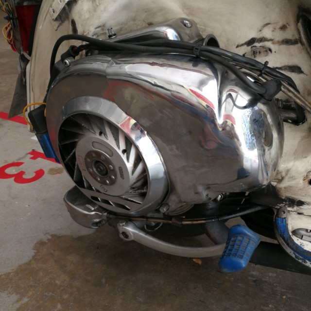 Vespa engine shroud for px model, Motorcycles, Motorcycle Accessories ...