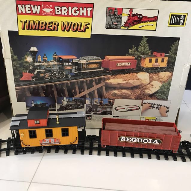 Vintage New Bright Timber Wolf Train Set, Hobbies & Toys, Toys & Games ...