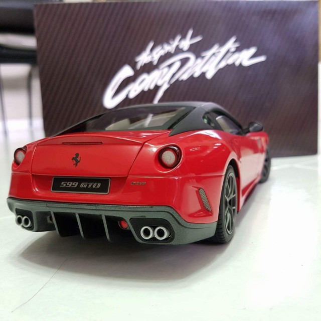 1/18 Hot Wheels Elite Ferrari 599 GTO (Rosso Corsa/Red), Hobbies & Toys ...