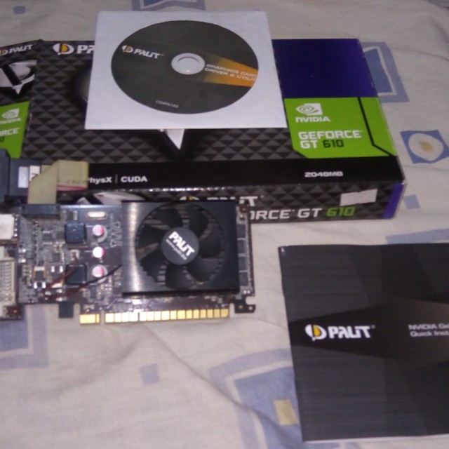 2nd hand PALIT Nvidia geforce gt610 1gb ddr3, Computers & Tech, Parts ...