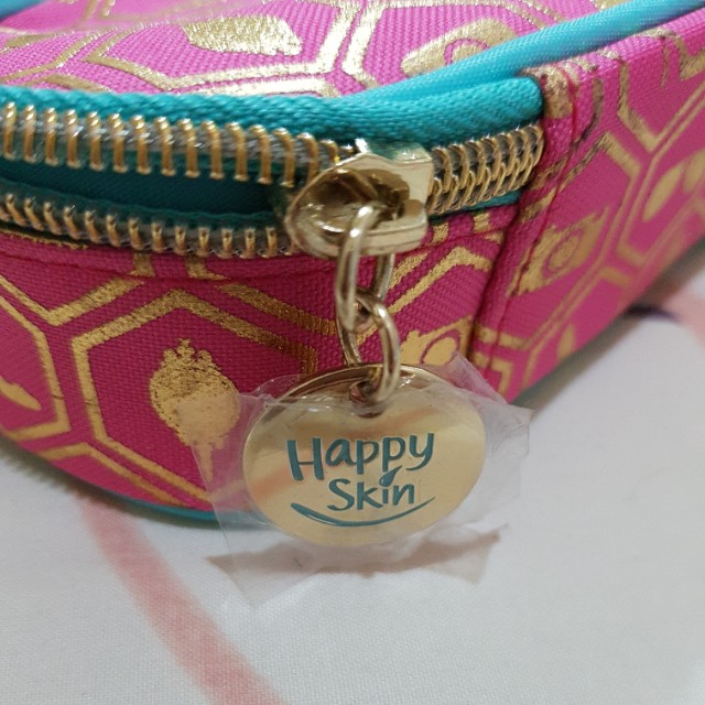 Authentic Happy Skin makeup case, Beauty & Personal Care, Face, Makeup ...