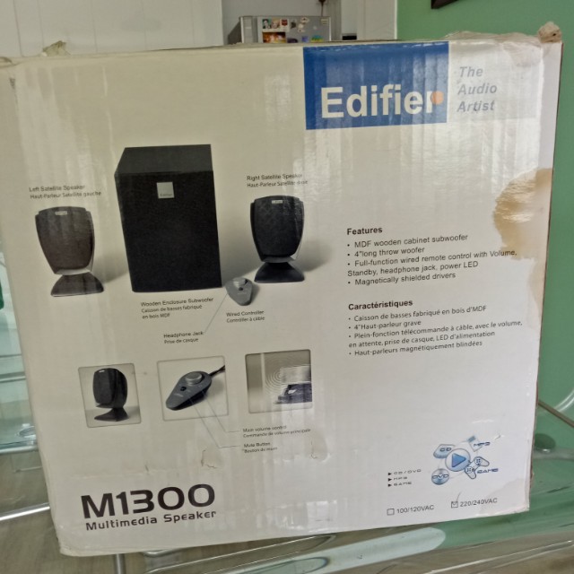 Edifier M1300 Multimedia Speaker, Audio, Soundbars, Speakers ...