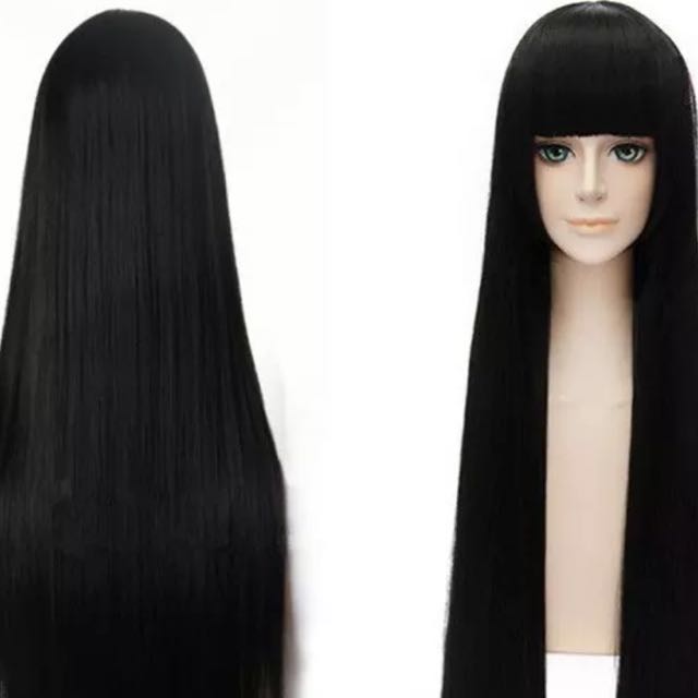 Halloweeen special Ghost sadako Special Long full wig, Women's Fashion ...
