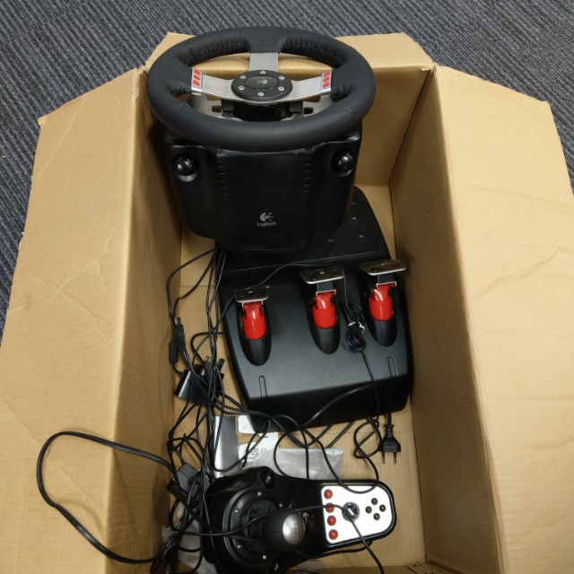 Logitech G Racing Wheel Set Computers Tech Parts Accessories Computer Parts On Carousell