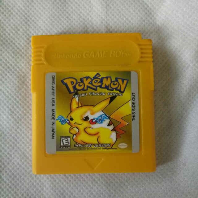 Pokemon Yellow (Gameboy Color Cartridge), Video Gaming, Video Games ...