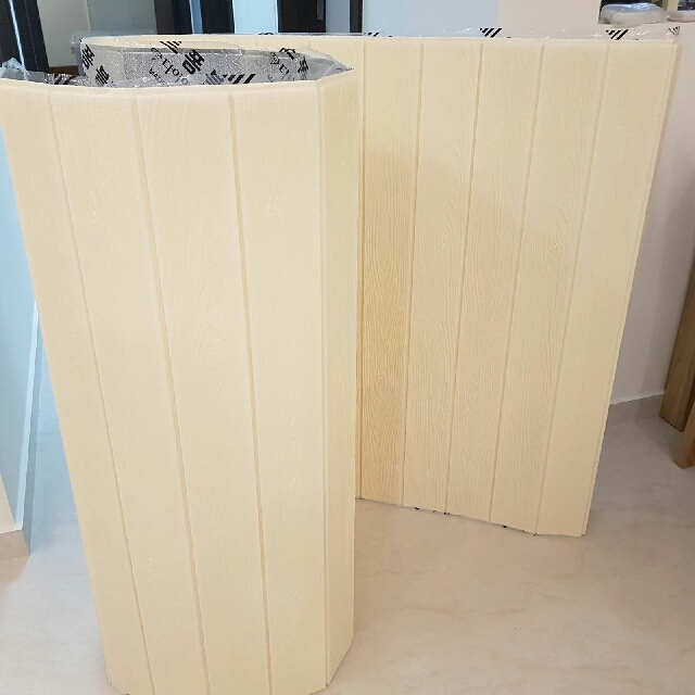 3D Foam Wood Wallpaper, Furniture & Home Living, Home Decor, Wall Decor ...