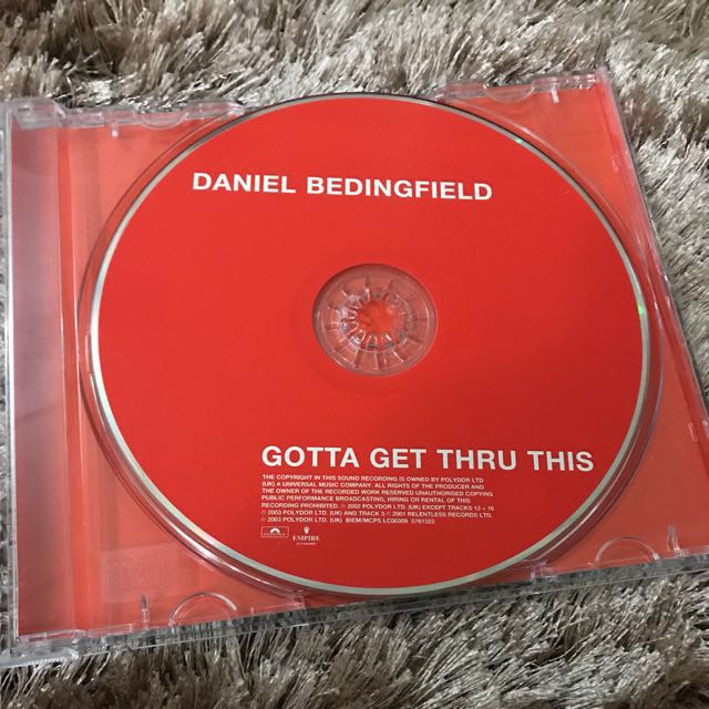 CD | Daniel Bedingfield | Gotta Get Thru This, Hobbies & Toys, Music ...