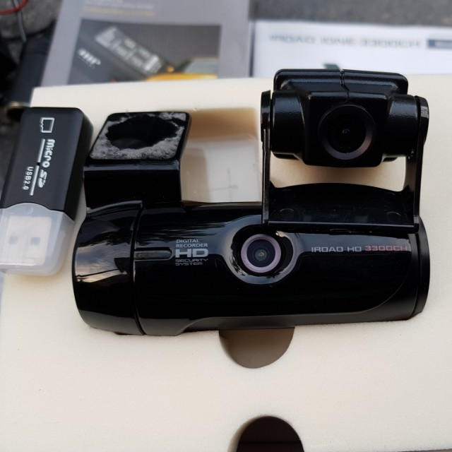 IROAD 3300CH full hd dual car camera, Car Accessories on Carousell