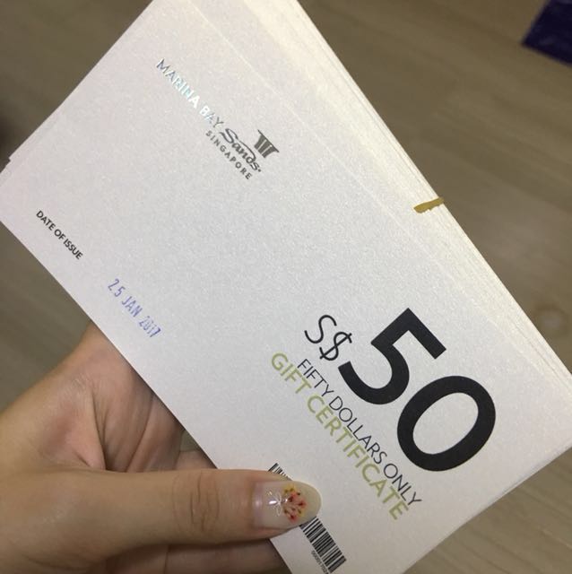MBS Voucher, Tickets & Vouchers, Vouchers on Carousell