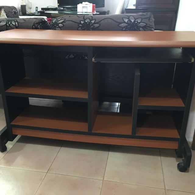 Old school computer table, Furniture & Home Living, Furniture, Tables ...