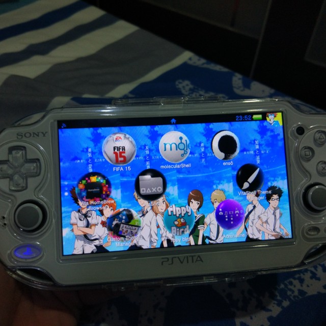 Sony Playstation PS Vita Fat Henkaku Enso 32GB bisa bajakkan, Video Game, Konsol di Carousell