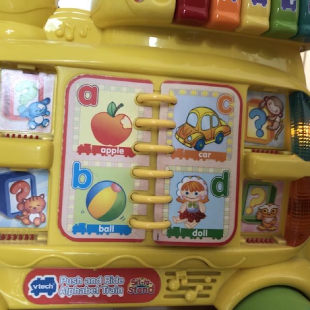 VTech Sit-to-Stand Alphabet Train, Babies & Kids, Infant Playtime on ...