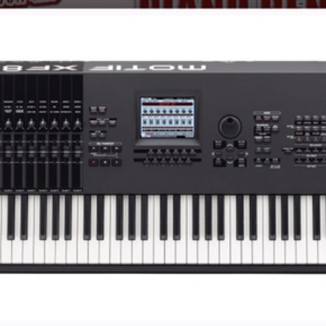 Yamaha Motif WorkStation XF8 (weighted), Hobbies & Toys, Music & Media ...