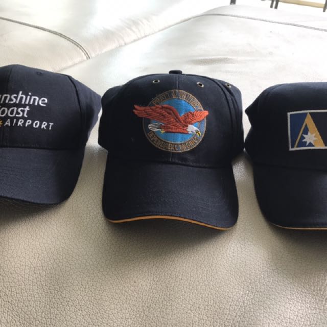 3 New Genuine Aviation Baseball Hats, Men's Fashion, Watches ...