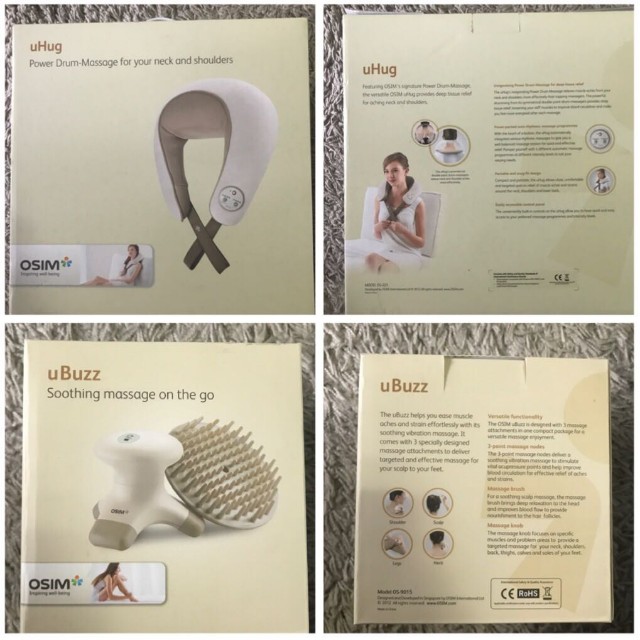 Brand new osim uhug and ubuzz, Health & Nutrition, Massage Devices on ...
