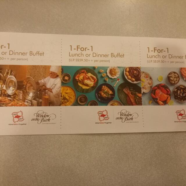 Buffet Discount Voucher, Tickets & Vouchers, Vouchers on Carousell