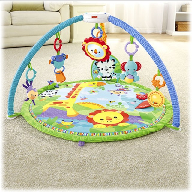 Fisher Price Rainforest Friends Musical Gym, Babies & Kids, Toys ...