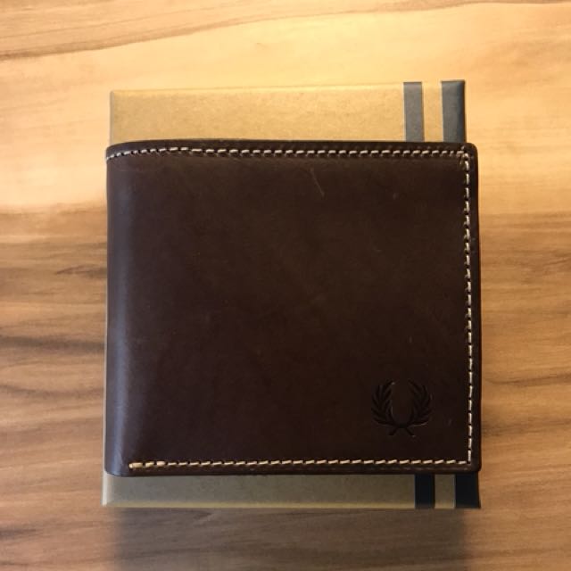 Fred Perry Brown Leather Wallet, Men's Fashion, Bags, Belt bags ...